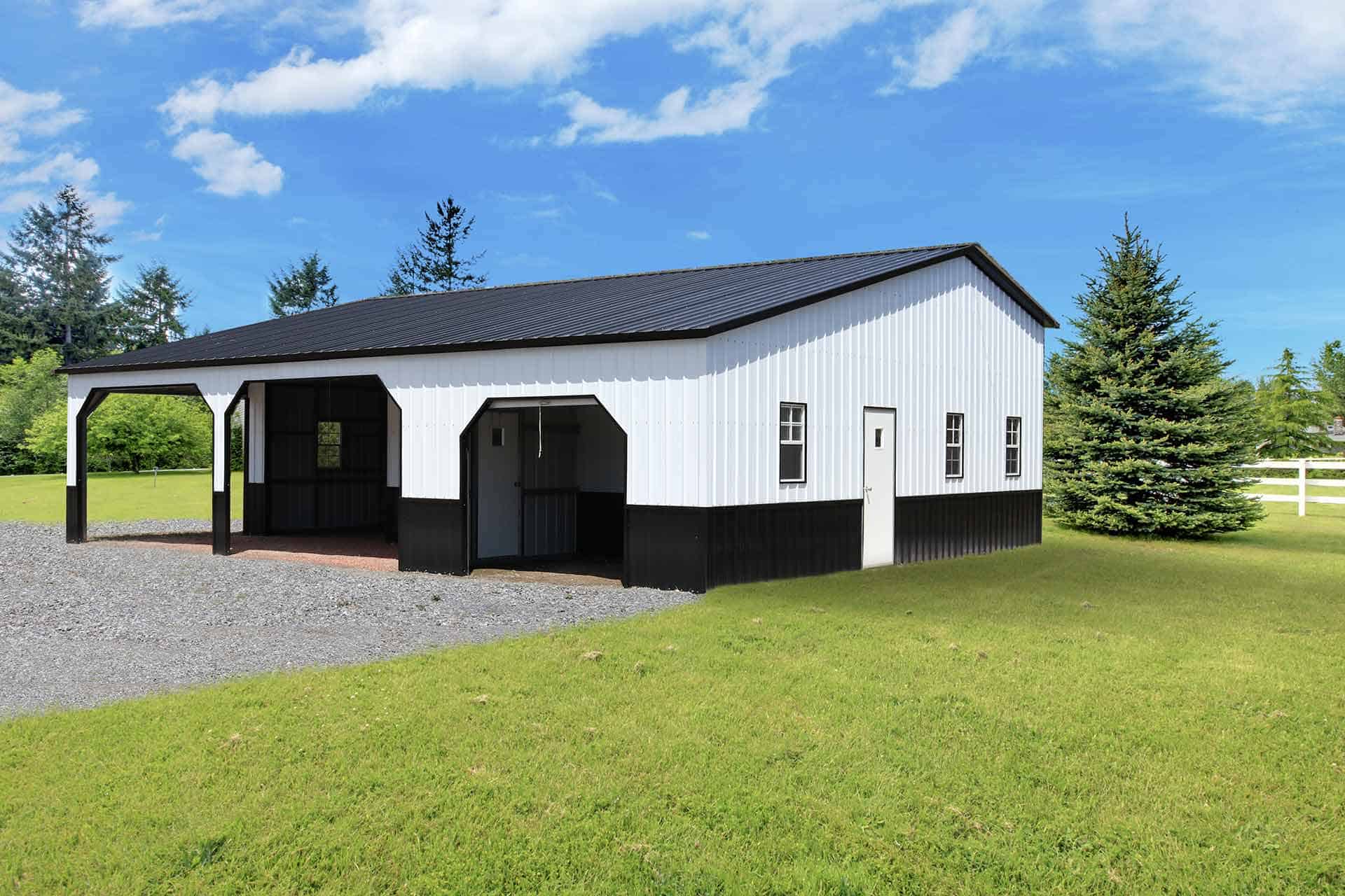 All-Vertical-Side-Entry-Garage - Eagle Carports