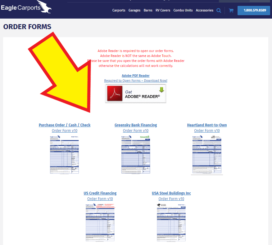 eagle-order-forms - Eagle Carports