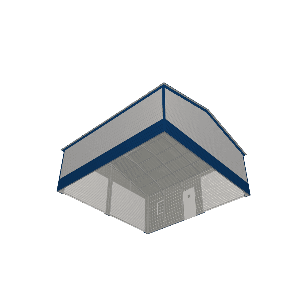 Featured Building 123 24x25x9 5 - Eagle Carports