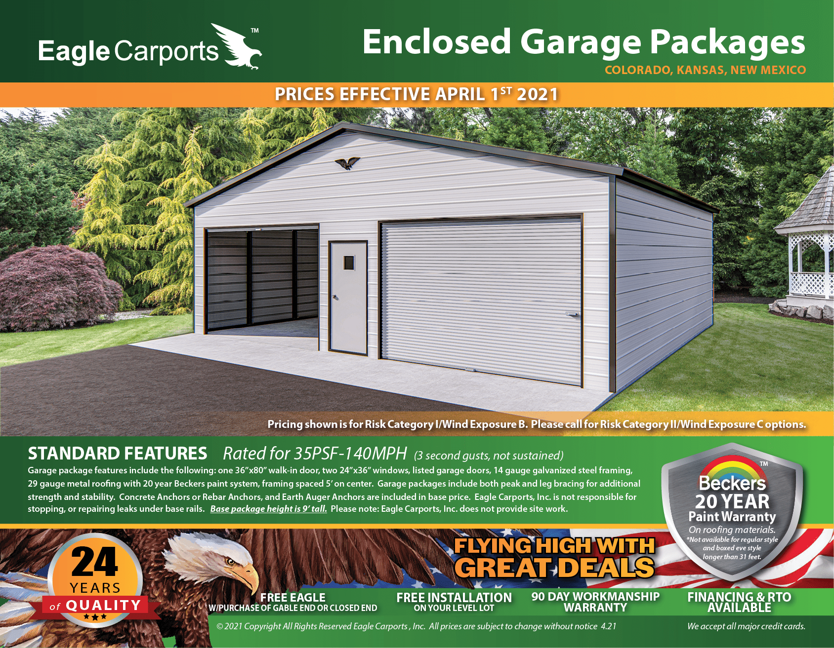 GREEN GAR - Eagle Carports