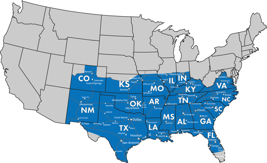 new-coveragemap - Eagle Carports