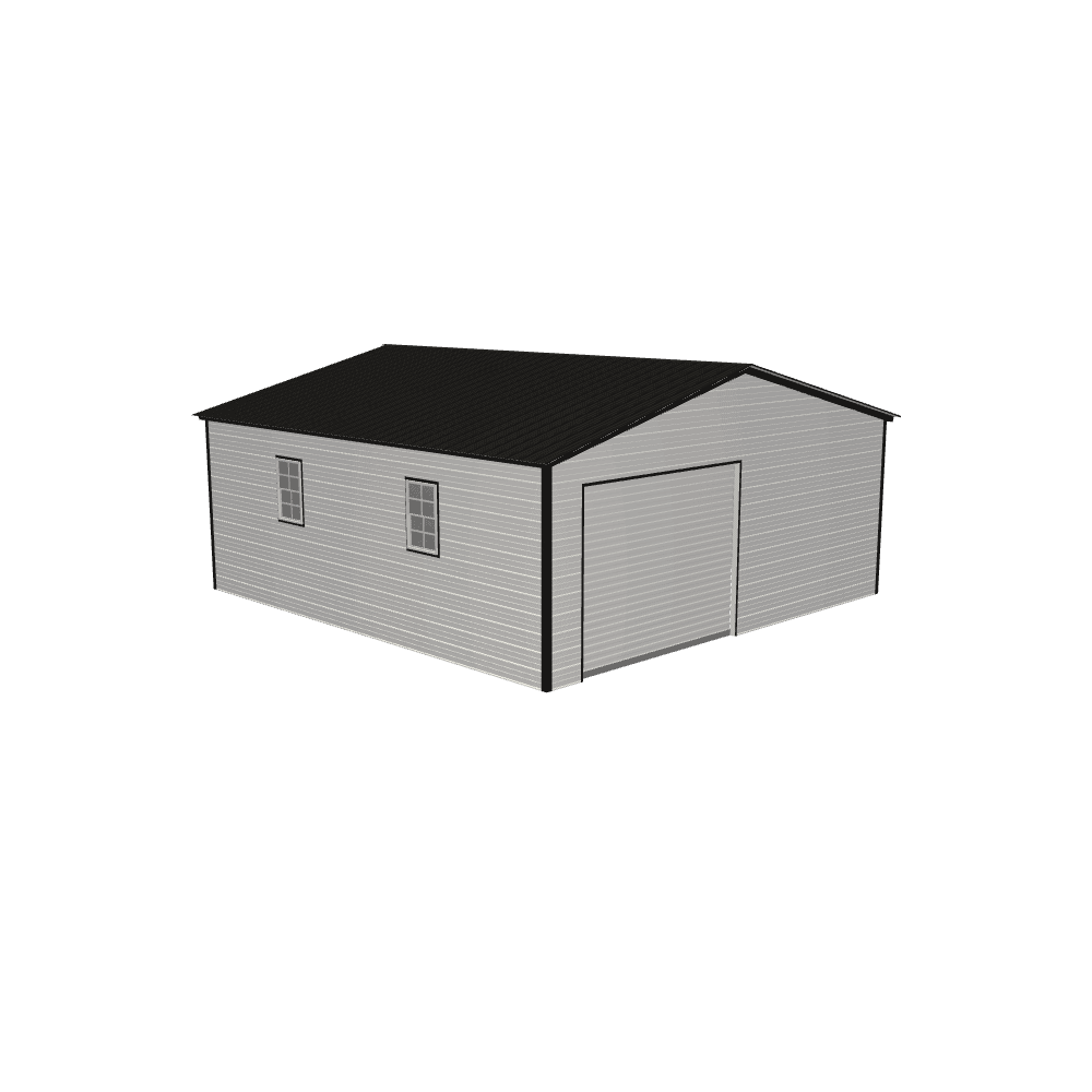Featured Building 187 24x25x9 4 - Eagle Carports