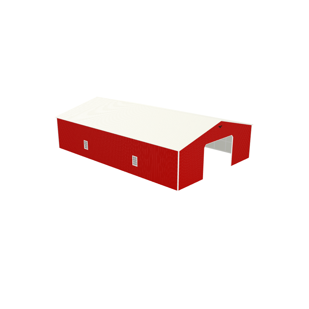 Featured Building 271 40x60x12 3 - Eagle Carports